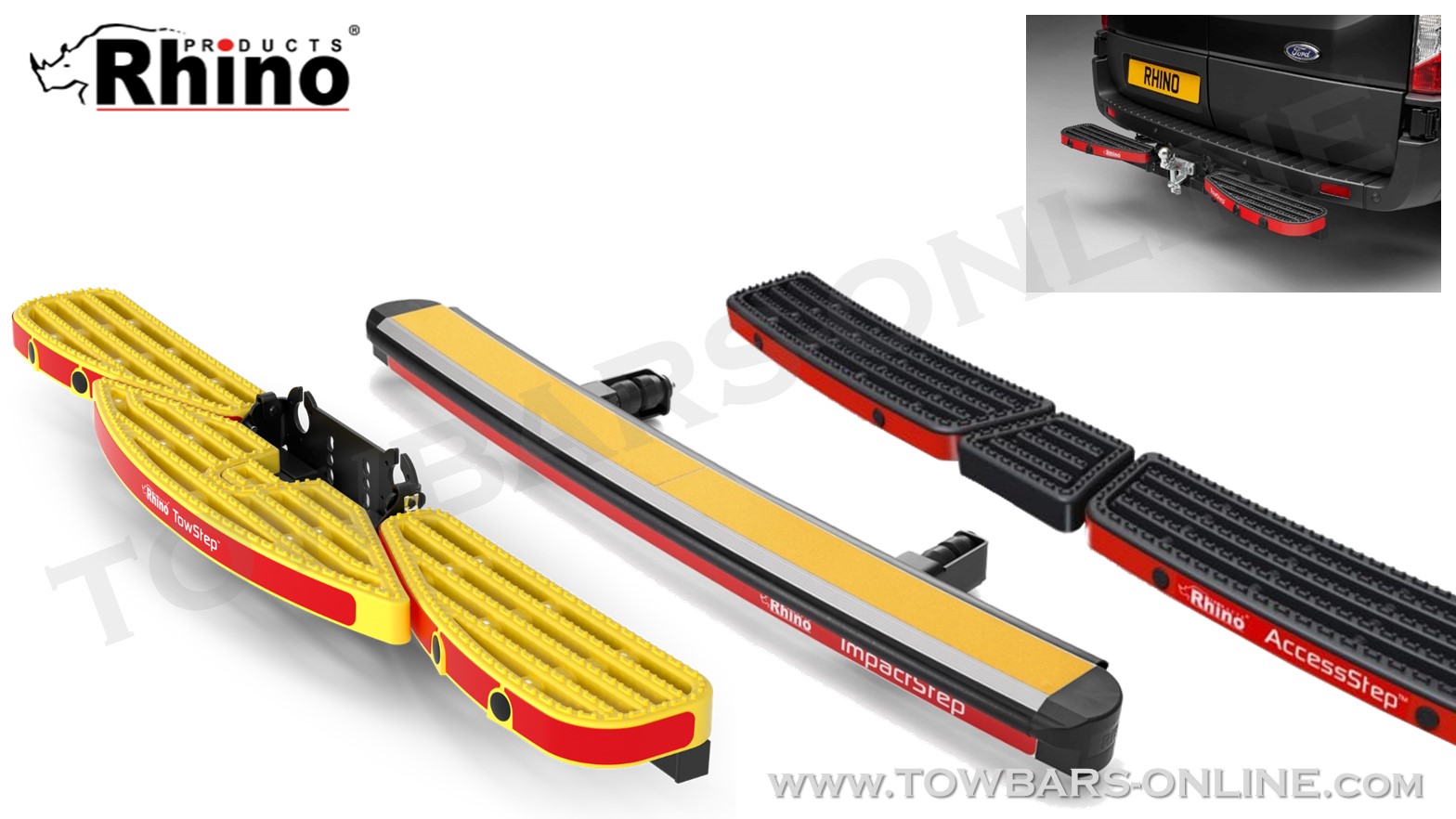 The Rhino TowStep, AccessStep and ImpactStep steps System
