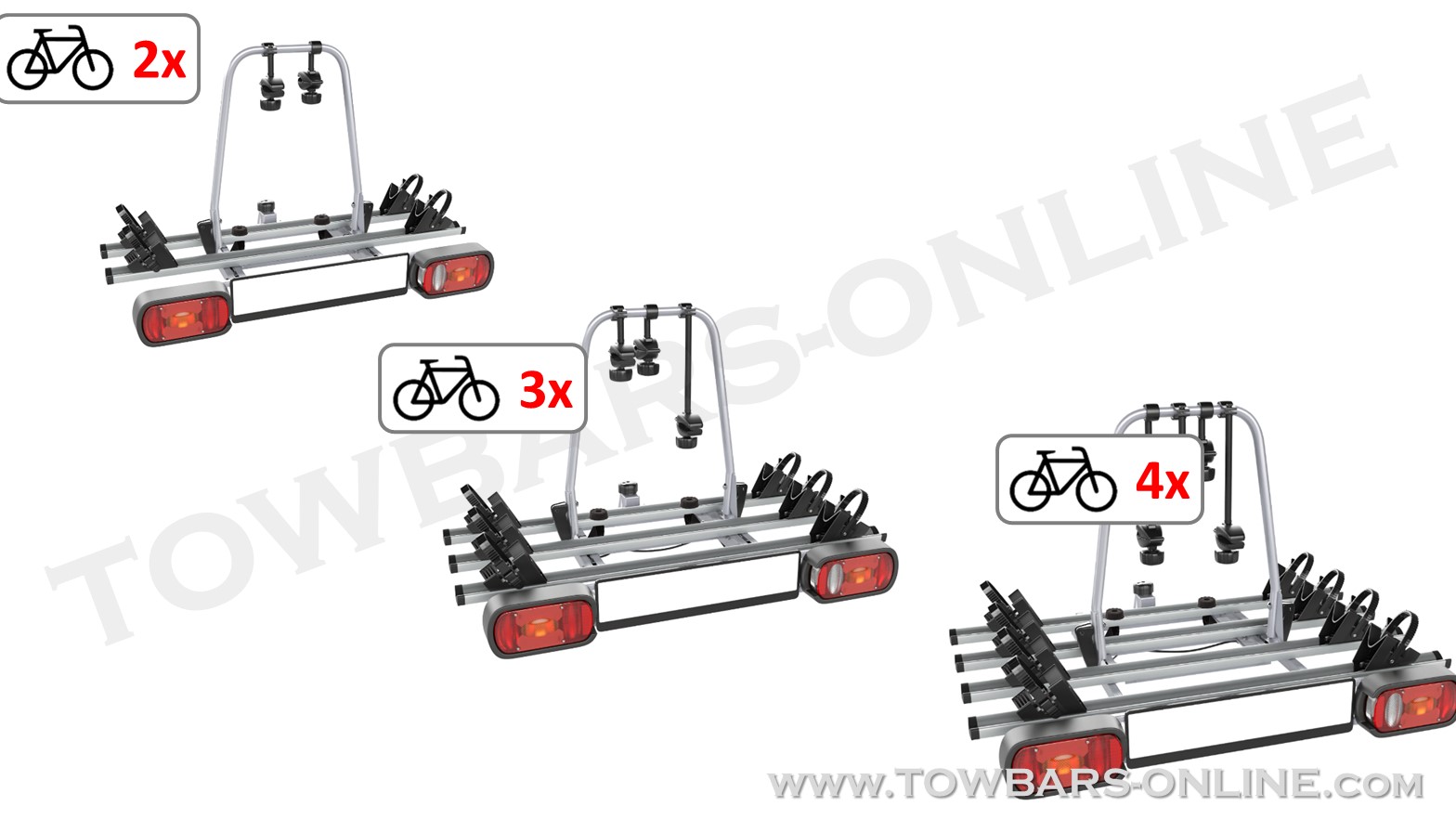 AHIRO Fahrradträger von AHAKA - für 2, 3, 4 Fahrräder